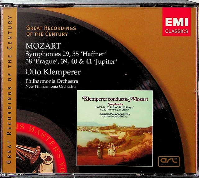 OTTO KLEMPERER MOZART Symphonies No.29/35/38/39-41 PO/NPO 2-CD (EMI ...