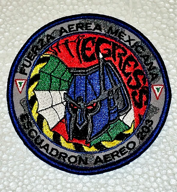 RARE MEXICAN AIR Force Air Squadron 203 Embroidery Patch Mexico Army $9 ...