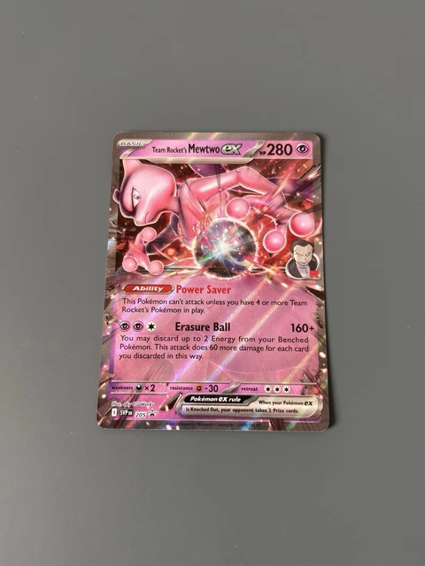 POKEMON TCG DESTINED Rivals: Team Rocket’s Mewtwo ex SVP 205 Standard ...