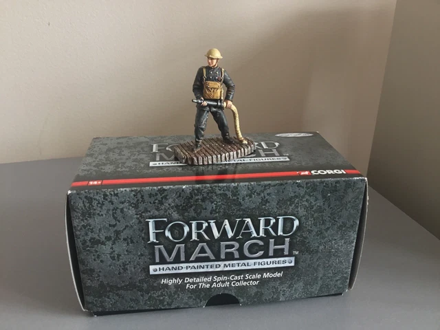 CORGI FORWARD MARCH - Civilians at War National Fire Service Fireman ...