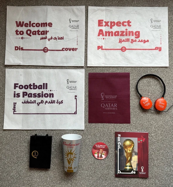 FIFA WORLD CUP Qatar 2022 Official Fan Guide Qatar Airways Budweiser ...
