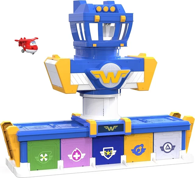 SUPER WINGS WORLD Airport Playset Control Tower Ages 3+ Toy Play Plane ...