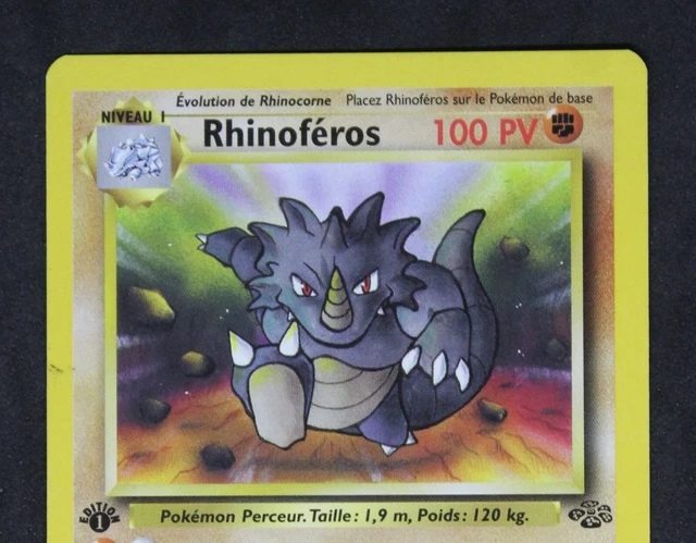 CARTE POKEMON 45-64 Rhinoféros 1ère édition Jungle EUR 15,00 - PicClick FR