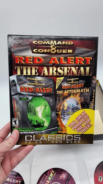 COMMAND AND CONQUER Red Alert The Arsenal- big box PC game 1996 The ...