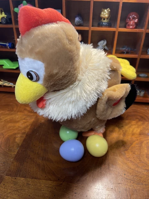GEMMY ANIMATED DANCING Singing Laying Egg Hen. Chicken Lays Eggs While ...