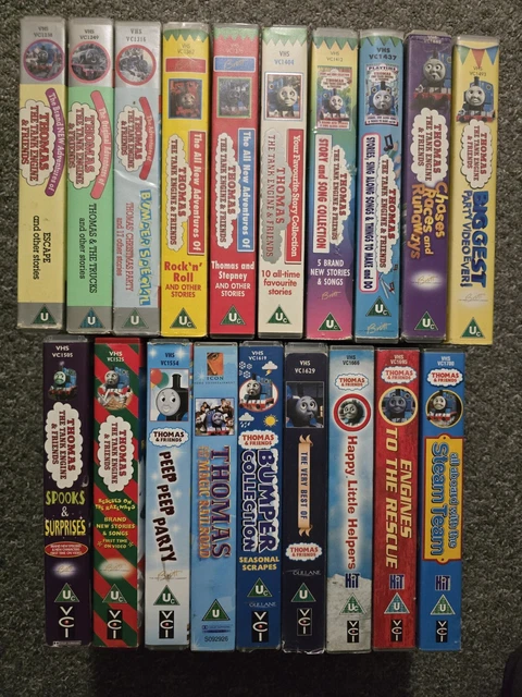 THOMAS THE TANK Engine & Friends - VHS Tapes - Bundle/Joblot - X19 £120 ...