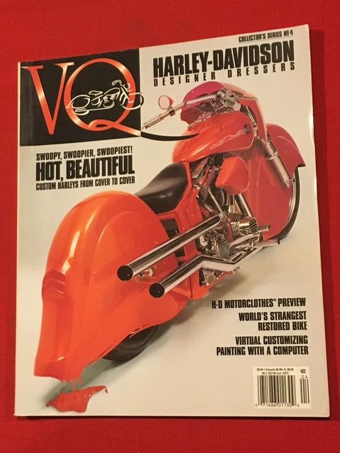 VINTAGE VQ MAGAZINE-HARLEY DAVIDSON MOTORCYLE-Collector’s Series #4 £15 ...