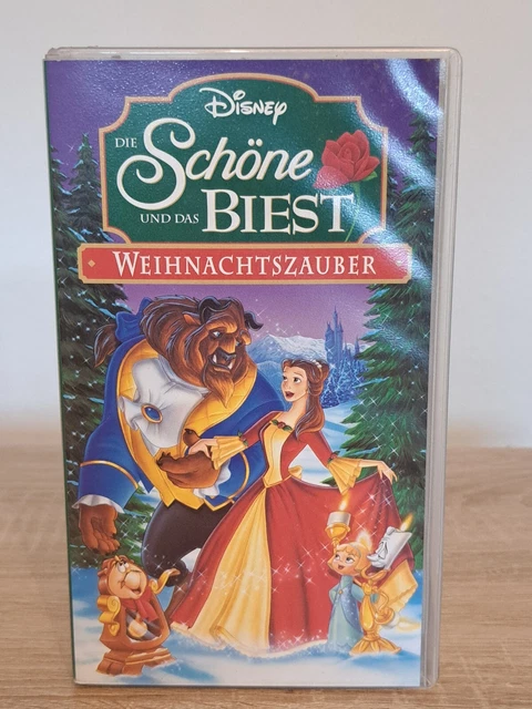 DISNEY VHS KASSETTE "Die Schöne und das Biest - Weihnachtszauber" in Deutsch EUR 10,00 - PicClick FR