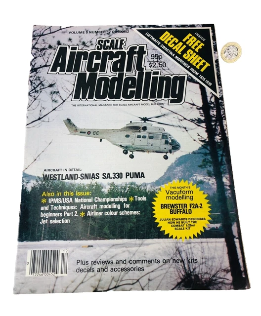 MAGAZINE SCALE AIRCRAFT Modelling Plane Mag Vol 5 Number 12 Vintage ra ...