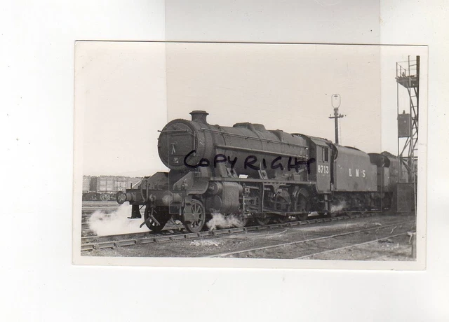 RAIL PHOTO LMS 280 8F 48708 Agecroft shed Manchester LYR £2.69 ...