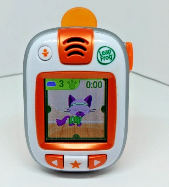 LEAPFROG LEAP BAND Activity Tracker/Virtual Pet Watch - Orange & White ...