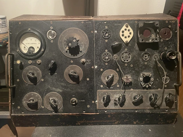 AIR MINISTRY TYPE 4 or 4A Valve Tester British WW2 1940s £200.00 ...