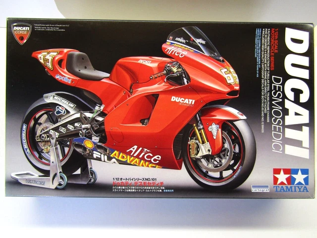 TAMIYA 1:12 SCALE Ducati Desmosedici Moto GP '04 Model Kit # 14101*3000 ...