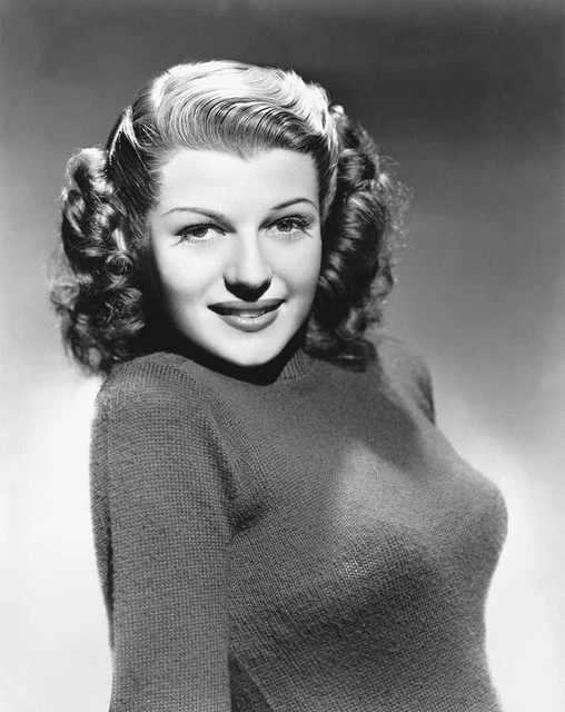 Vintage Retro Rita Hayworth Actress Sex Symbol 8x10 Photo Reprint 0009
