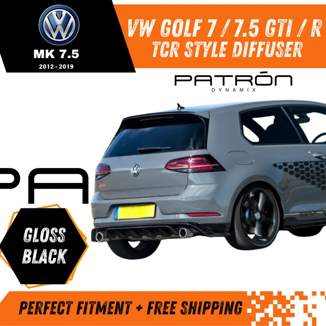 VW GOLF GTI TCR Rear Bumper Diffuser, Bumper Valance, Body kit, UK ...