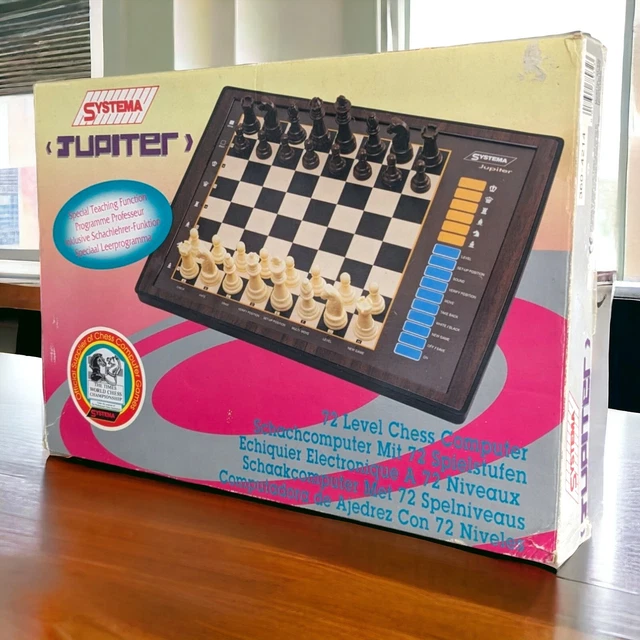 SYSTEMA JUPITER 5T-932 72 Level Chess Computer Battery Operated Vintage VGC EUR 27,73 - PicClick DE