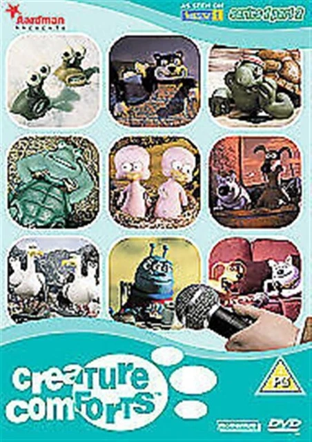 CREATURE COMFORTS SERIES One 1 Part Two 2 Aardman Uk Dvd New And Sealed ...