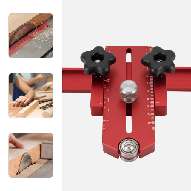 EXTENDED TABLE SAW Thin Rip Jig Guide Router Table For Band Saw Cutting ...