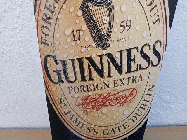 GUINNESS BREWERY ADVERTISING Showcard Cardboard Advertising FOREIGN ...