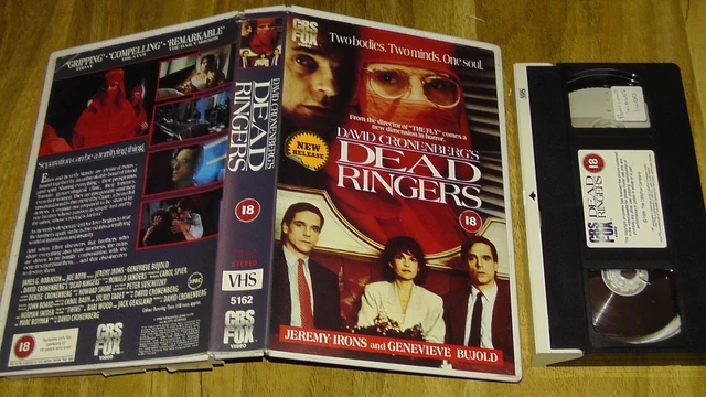 DEAD RINGERS VHS Video Big Box Ex Rental Cert CBS/FOX £4.99 - PicClick UK