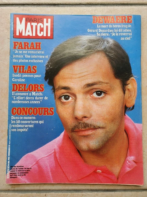 PARIS MATCH N°1731 du 30/06/1982 Mort de Patrick Dewaere EUR 4,50 ...