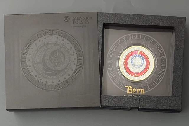 MALTA 5 EURO 2026 Stadtuhr Bern Silber PP 1 oz City Hall Clocks Uhr ...
