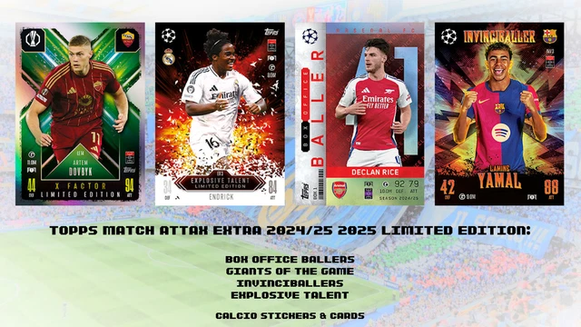 TOPPS MATCH ATTAX EXTRA 2024/25 2025 Limited Edition X Factor Card ...