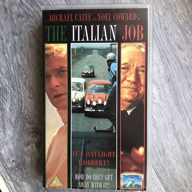 THE ITALIAN JOB VHS video cassette tape movie michael caine noel coward ...
