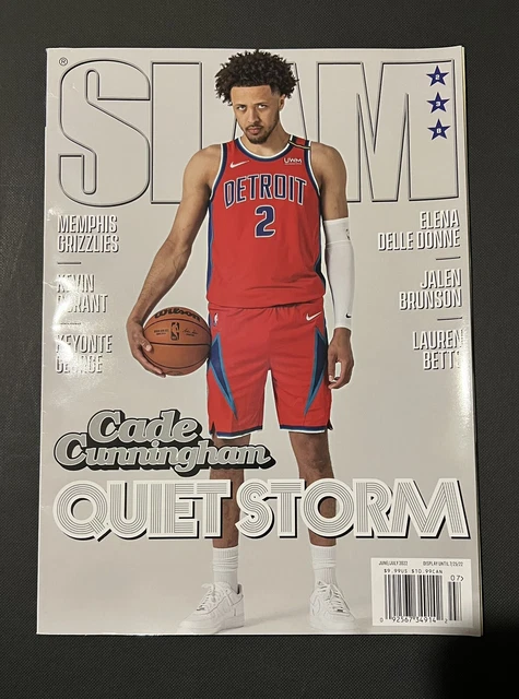 RARE - DETROIT Pistons Cade Cunningham Slam Magazine juin/juillet 2022 ...