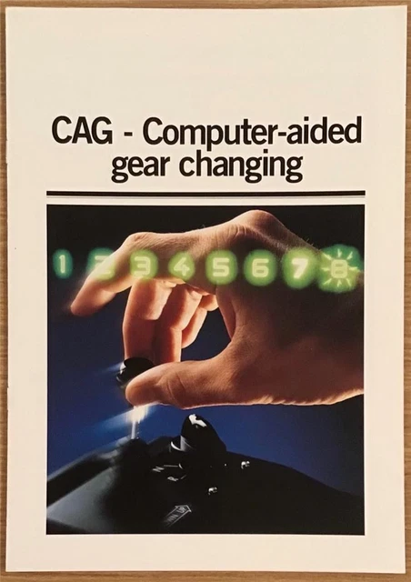 SCANIA CAG - Computer Aided Gear Changing Brochure APR 1986 #E5430 ...
