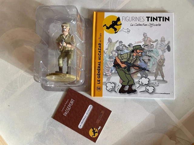 FIGURINE TINTIN N° 56 le général alcazar en picaro complet EUR 34,90 ...