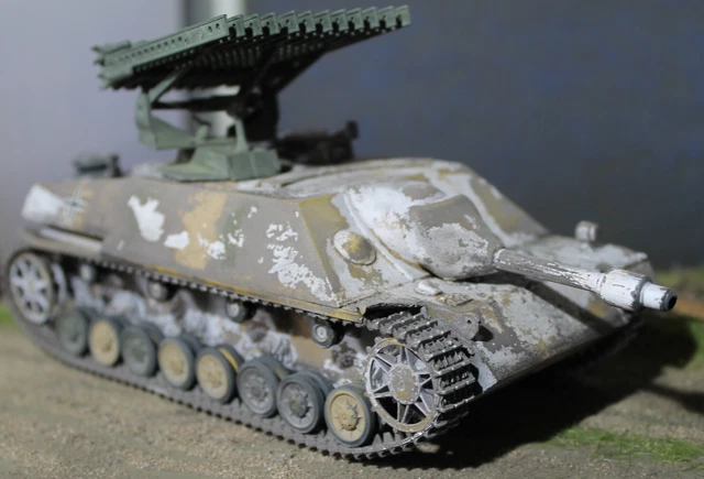 MASSSTAB 1:35 WEHRMACHT 1946 Werfer Panzer gebaut gealtert Sonderpreis ...
