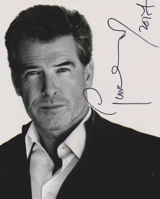 AUTOGRAPHE ORIGINAL DE l'acteur PIERCE BROSNAN / James Bond 007 / photo ...