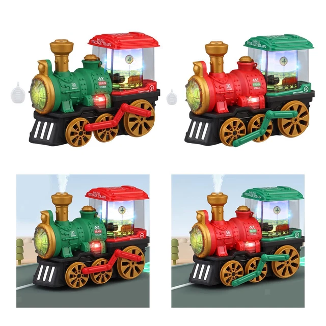 ELECTRIC TRAIN SET Locomotive Electric Steam Engine for Kids Ages 3 and ...