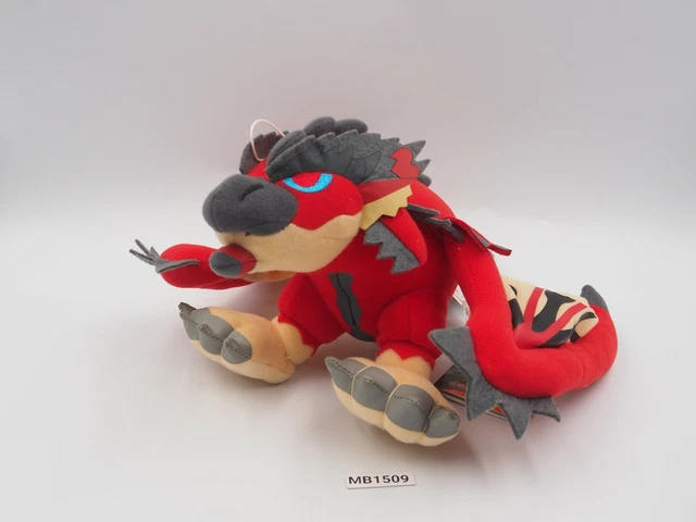 MONSTER HUNTER MB1509 Red Azure Rathalos 11" Banpresto 2009 TAG Plush ...