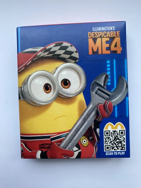 MCDONALD'S UK 2024 Despicable Me4 Pit Crew Ron Minion Collectors metal ...