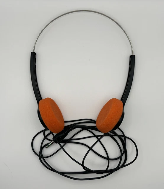 🔸 SONY MDR-006 Walkman Headphones Orange New Pads - Guardians of the ...