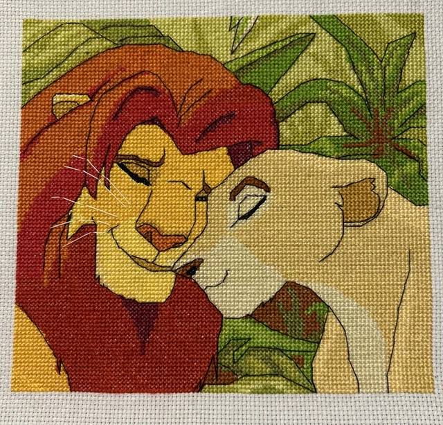 DISNEY THE LION King Counted Cross Stitch Kit 16 Count £20.42 - PicClick UK
