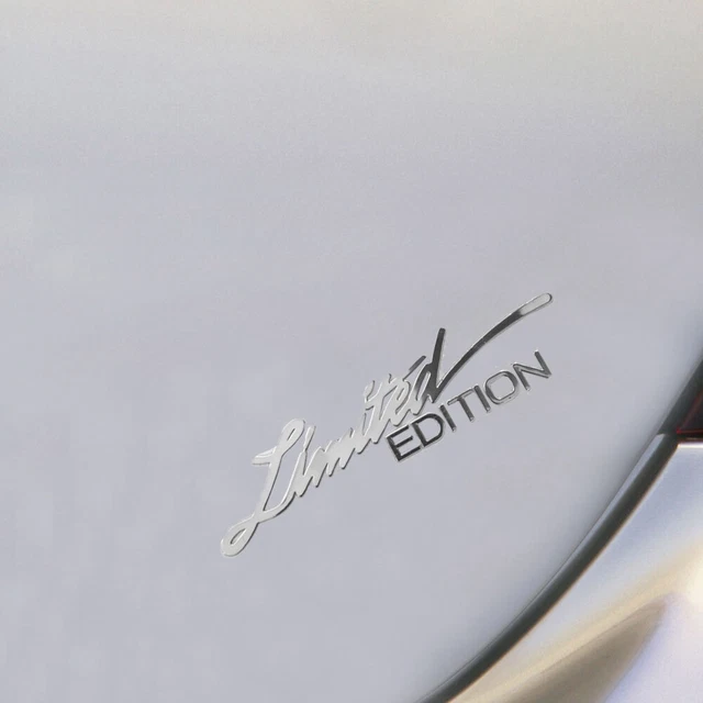 2X SILVER LIMITED Edition Car Logo Emblem Badge Metal Sticker Decals ...