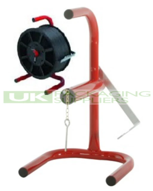 HEAVY DUTY METAL Dispenser Stand Carrier For Pallet Strapping Banding ...