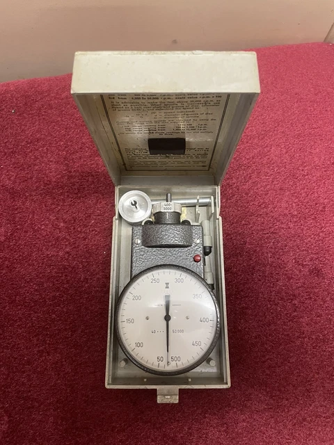 VINTAGE DEUMO 40-50,000 Rpm Tachometer Speed Counter Reader £49.99 ...