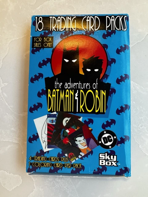 1995 SKYBOX THE Adventures Of Batman & Robin Trading Card Packs - 8 New ...