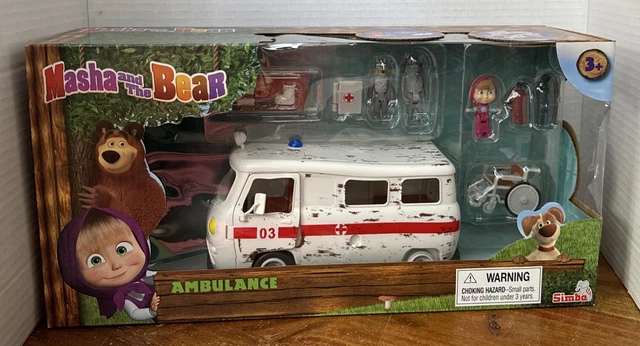 MASHA Y EL Oso Ambulancia Juguete Juego-Juguetes Jada-Nuevo EUR 36,84 ...
