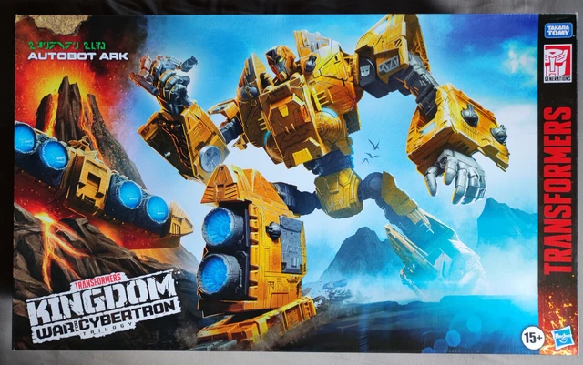 TRANSFORMERS WFC KINGDOM Titan Class Autobot The Ark nuovo/imballo ...