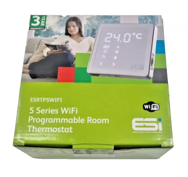 WIFI SMART PROGRAMMABLE Room Thermostat 5 Series Wireless Flush Mounted ... WIFI SMART PROGRAMMABLE Room Thermostat 5 Series Wireless Flush Mounted ...