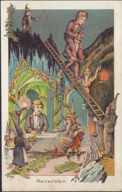 HEINZELSTEIN. FARB-LITHOGRAFIE VON 1894. Martini [Stecher], J. G.: $21. ...