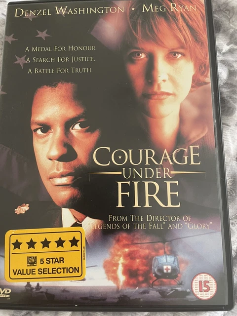 DVD COURAGE UNDER Fire Denzel Washington Meg Ryan Matt Damon Scott ...