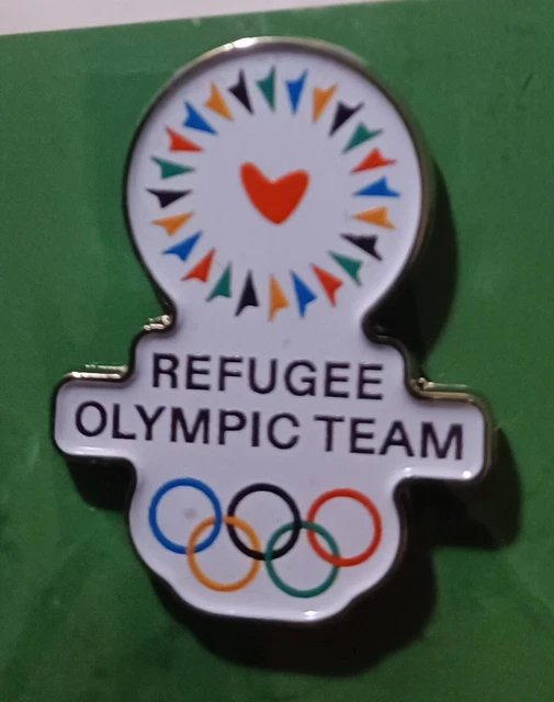 PARIS OLYMPIC PIN Paris 2024 Olympic NOC Pin Refugee Olympic Team Pin ...