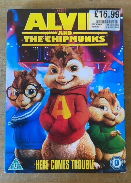 ALVIN AND THE Chipmunks (DVD, 2008) HERE COMES TROUBLE with case ...