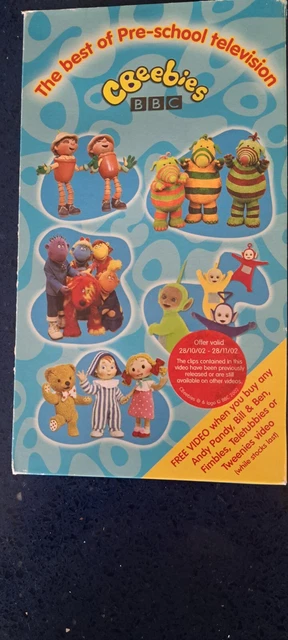 CBEEBIES THE BEST of Pre-school Television BBC VHS Video Tape Vintage ...